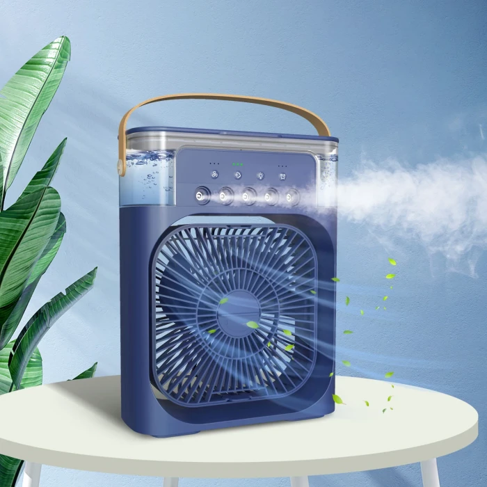 3 In 1 USB Mini Portable Fan Air Cooling Fan Aircond Humidifier